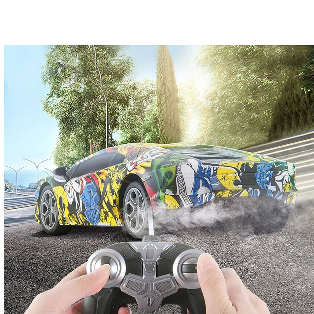 SAMOCHÓD ZDALNIE STEROWANY GRAFFITI AUTO RC PILOT | ZABAWKI \ ROBOTY ...